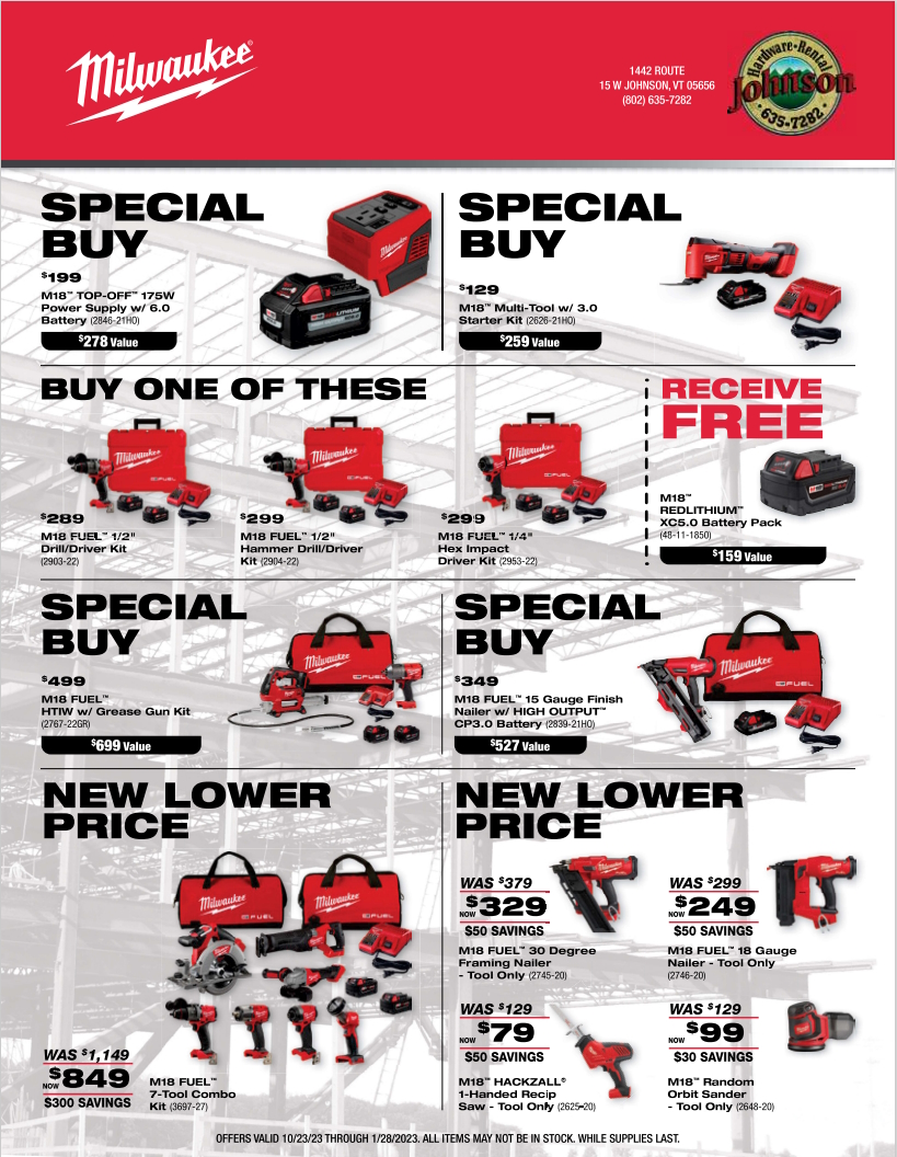 Milwaukee Promotions