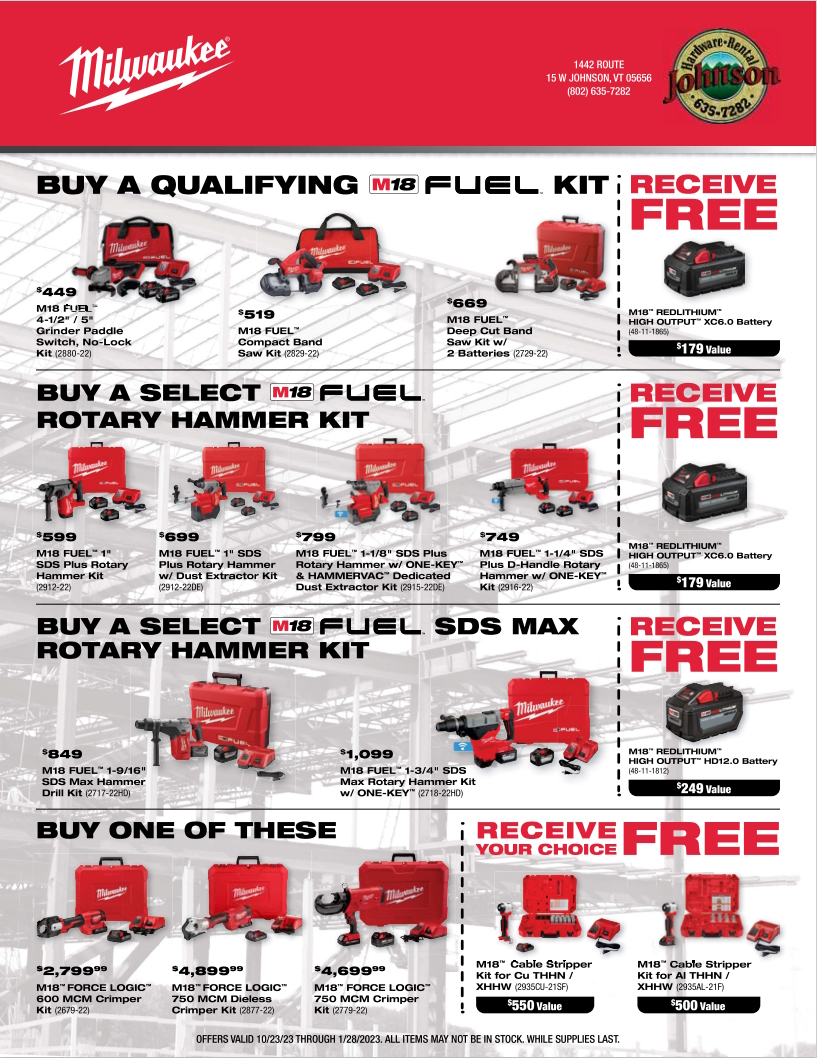 Milwaukee Promotions