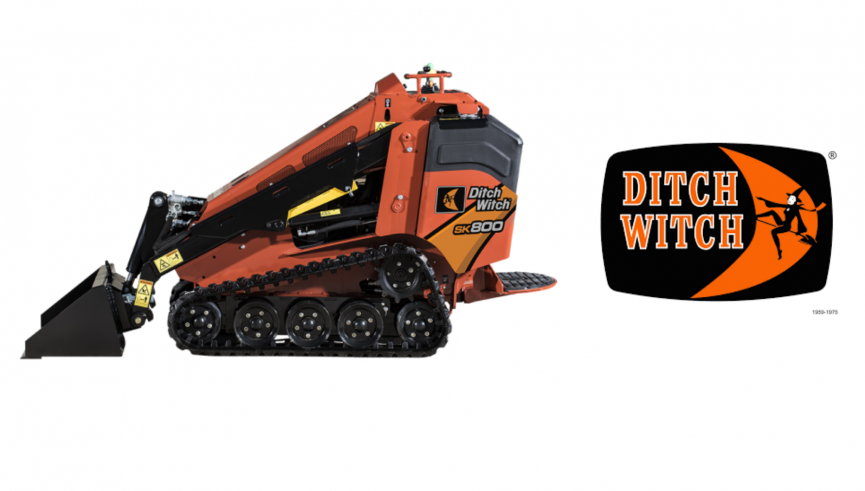 Walk Behind Track Loader Trencher Attachment